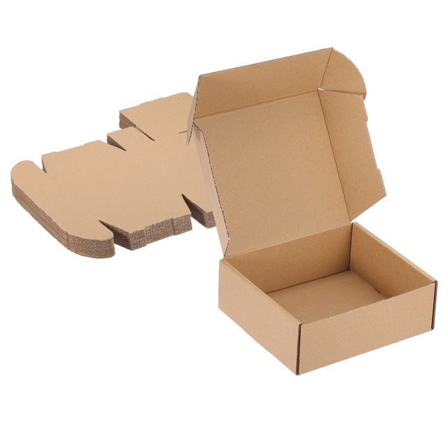 Uxcell Small Shipping Boxes Corrugated Cardboard Box Gift Boxes for ...