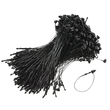 Wideskall 5" inch Snap Lock Pin Security Loop Plastic Price Tag ...