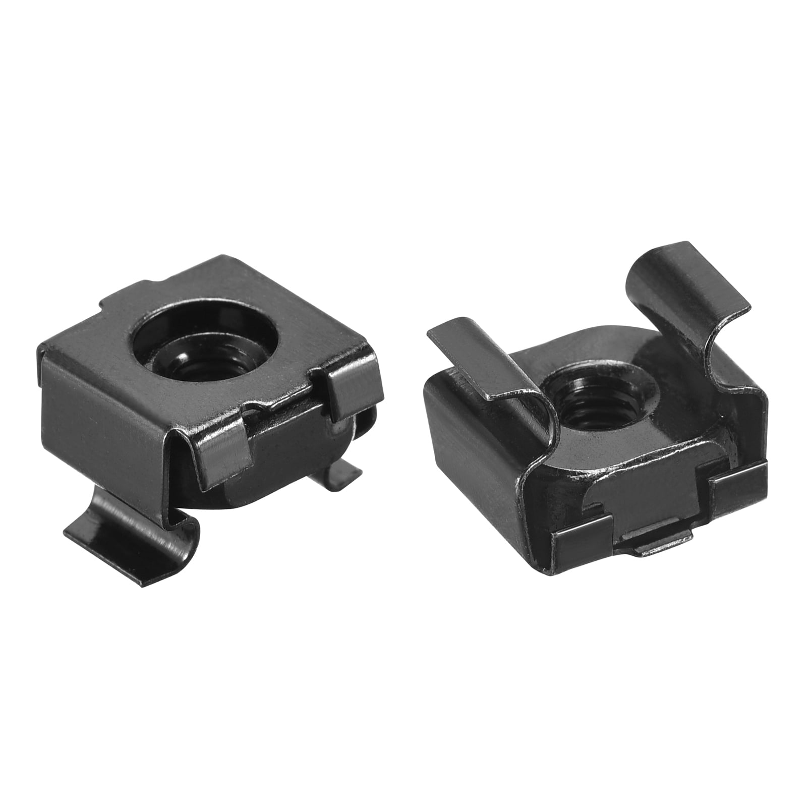 Uxcell Snap-in Cage Nuts, M4 x 0.7mm Carbon Steel Nut for Server Shelve ...