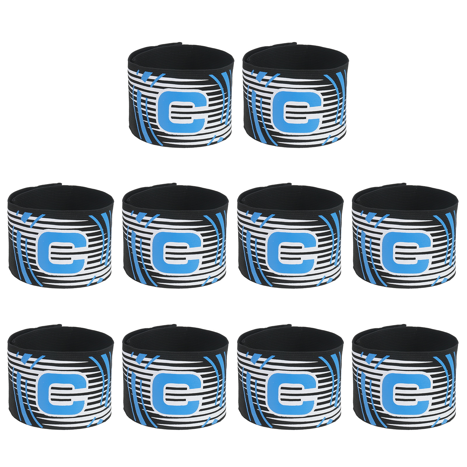 Uxcell Soccer Captain Armband, Captain Arm Bands for Soccer Elastic ...