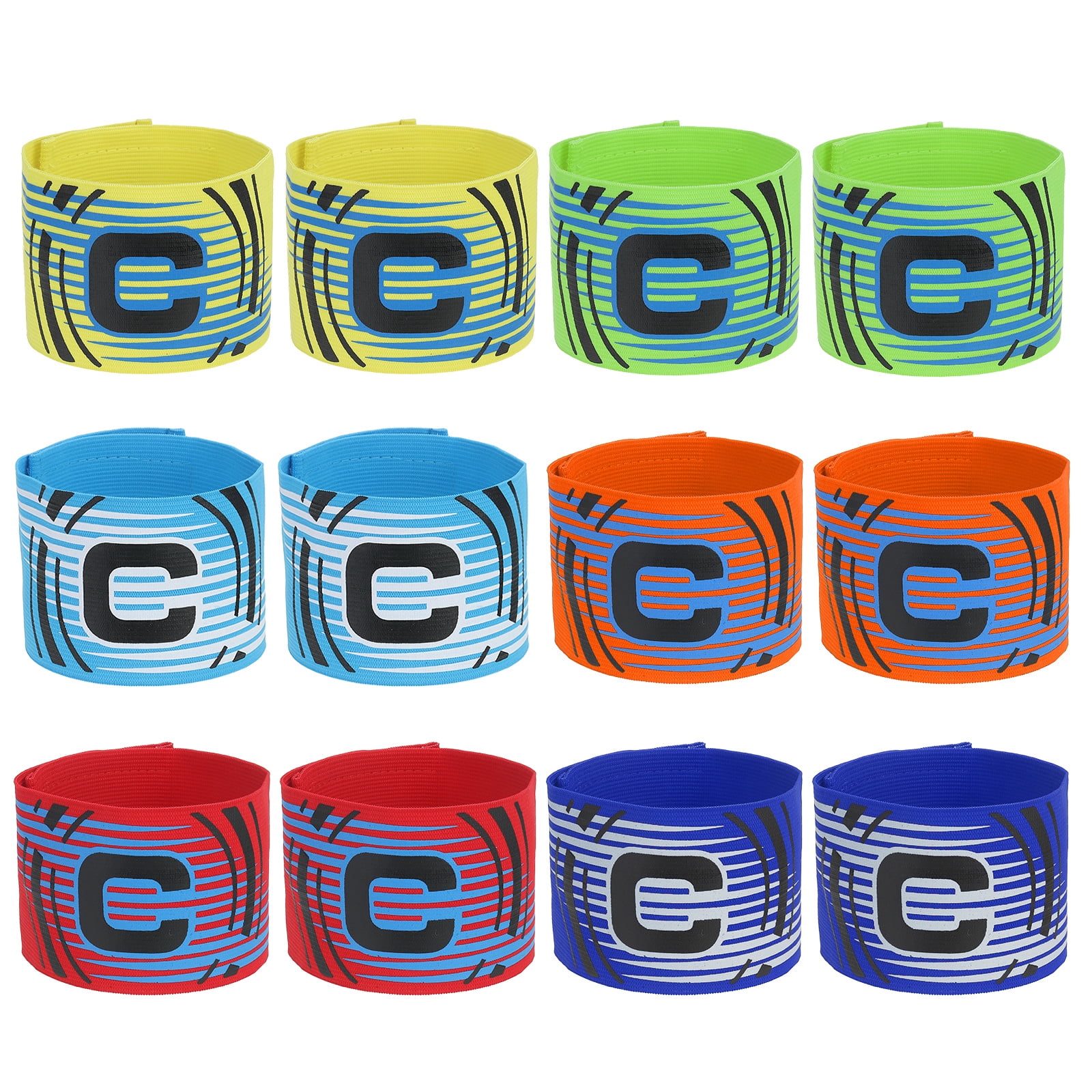 Uxcell Soccer Captain Armband, 12 Pcs Captain Arm Bands for Soccer ...