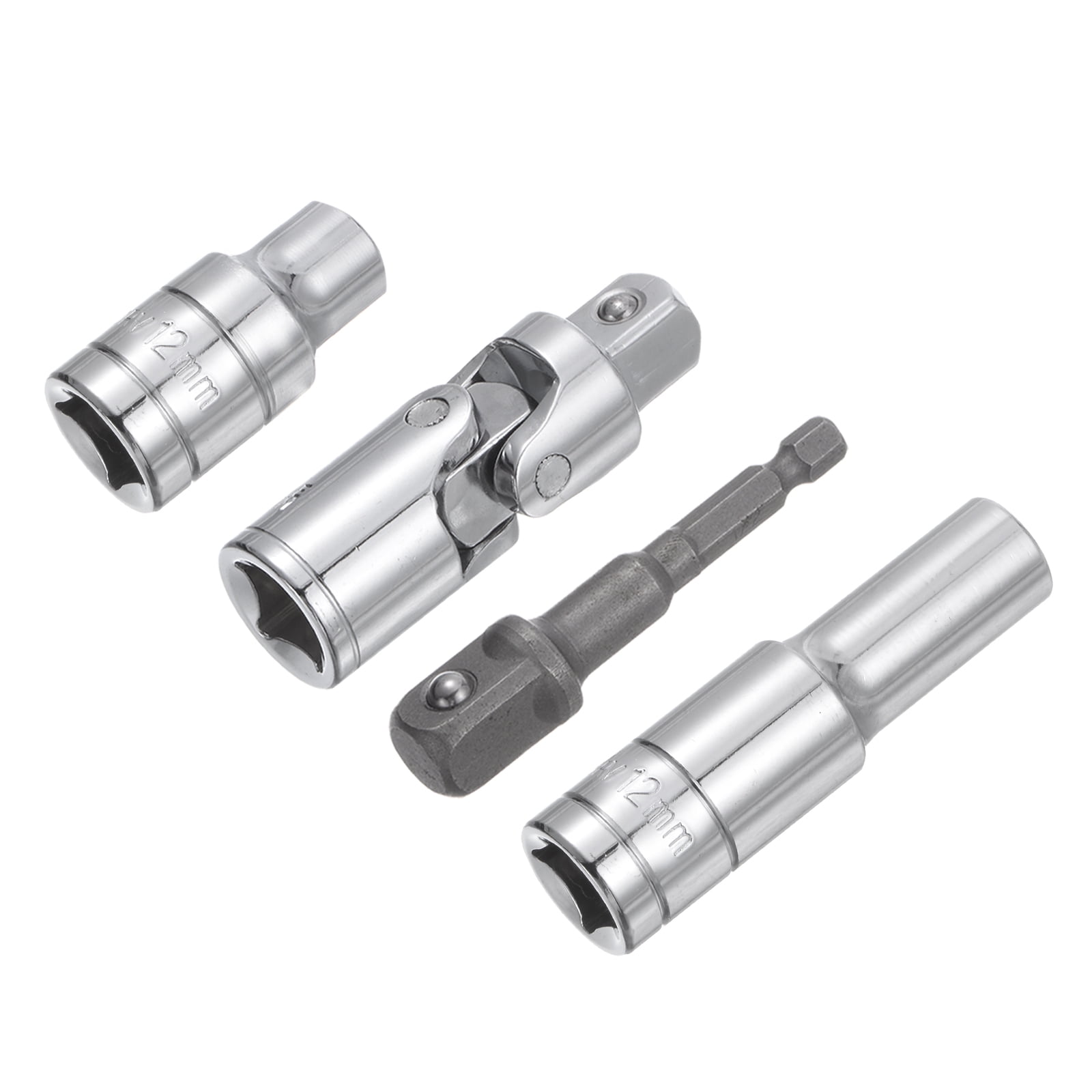 Uxcell Socket Accessory Set, 12mm Shallow and Deep Socket Universal ...