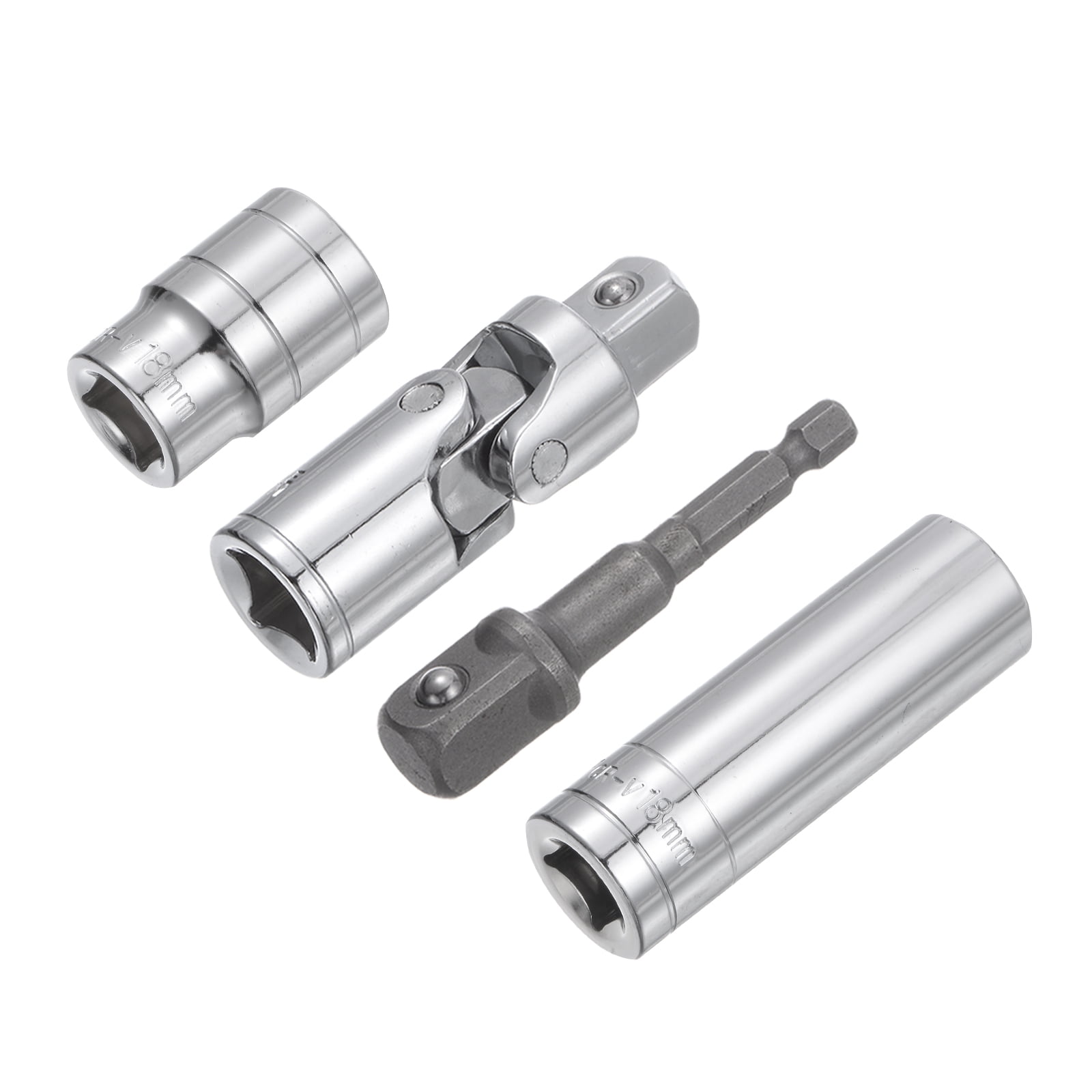Uxcell Socket Accessory Set, 18mm Shallow and Deep Socket Universal ...