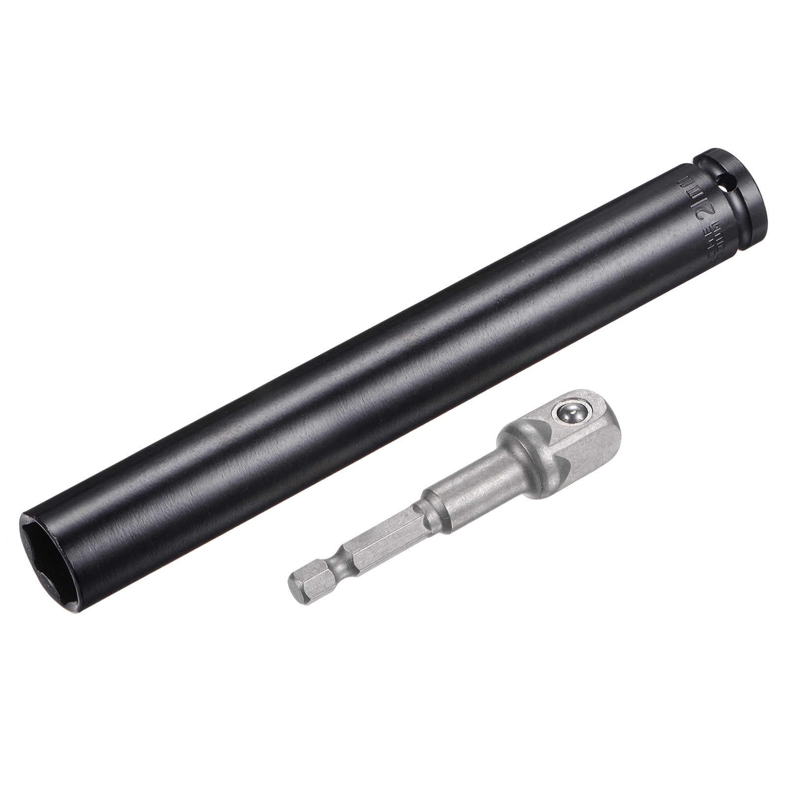 Uxcell Socket Accessory Set, 21mm Extra Long Deep Socket 1/4" Hex Shank ...