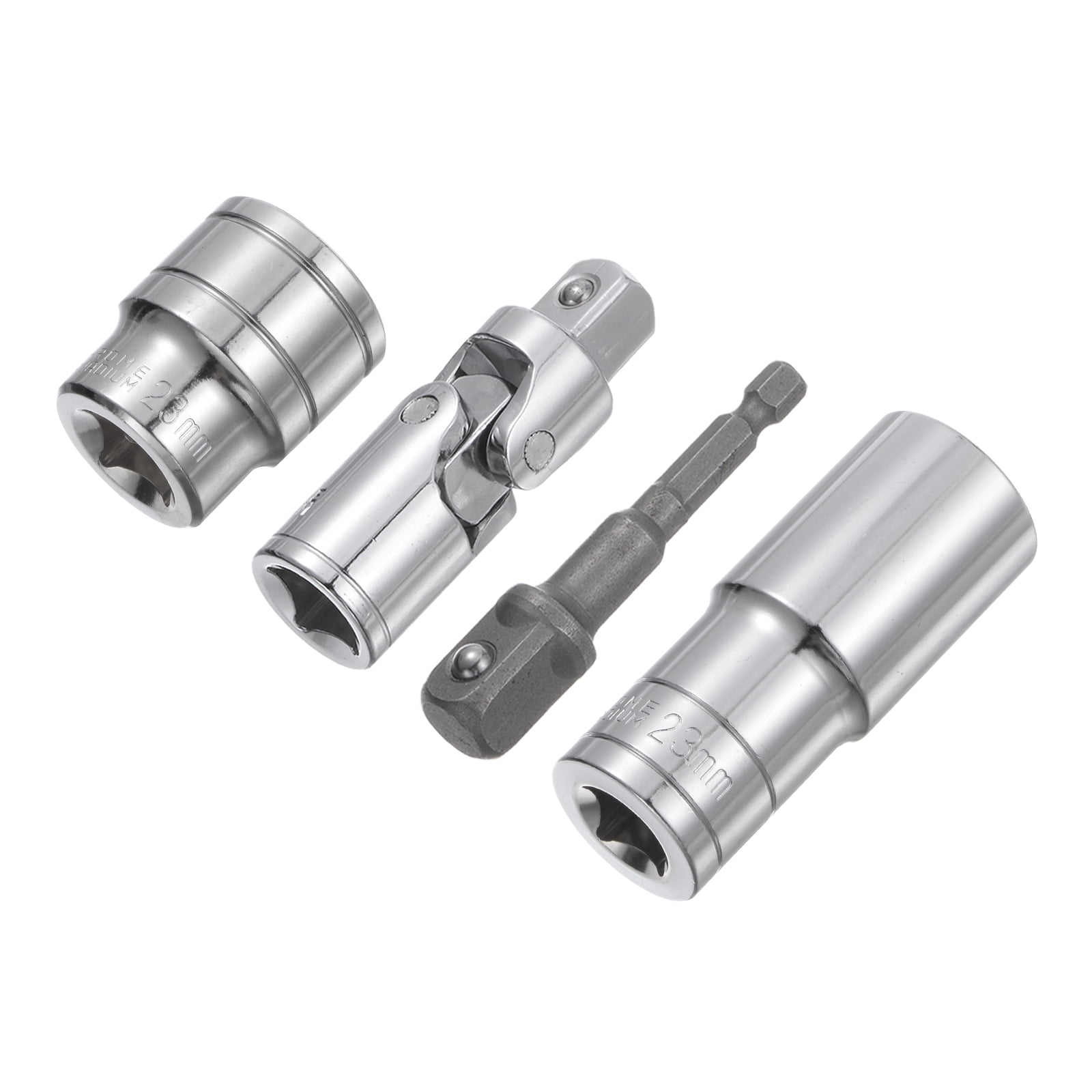 Uxcell Socket Accessory Set, 23mm Shallow and Deep Socket Universal ...