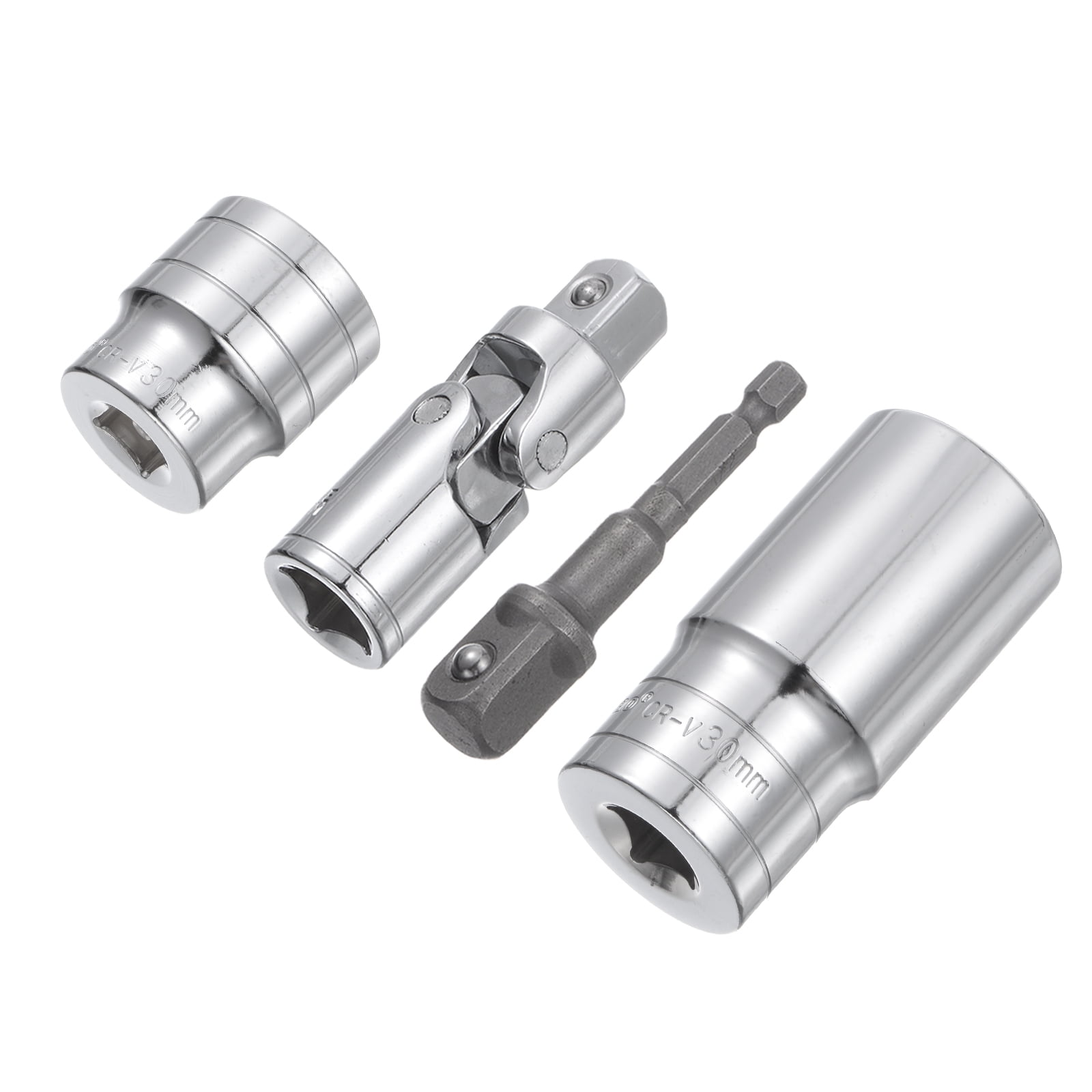 Uxcell Socket Accessory Set, 30mm Shallow and Deep Socket Universal ...