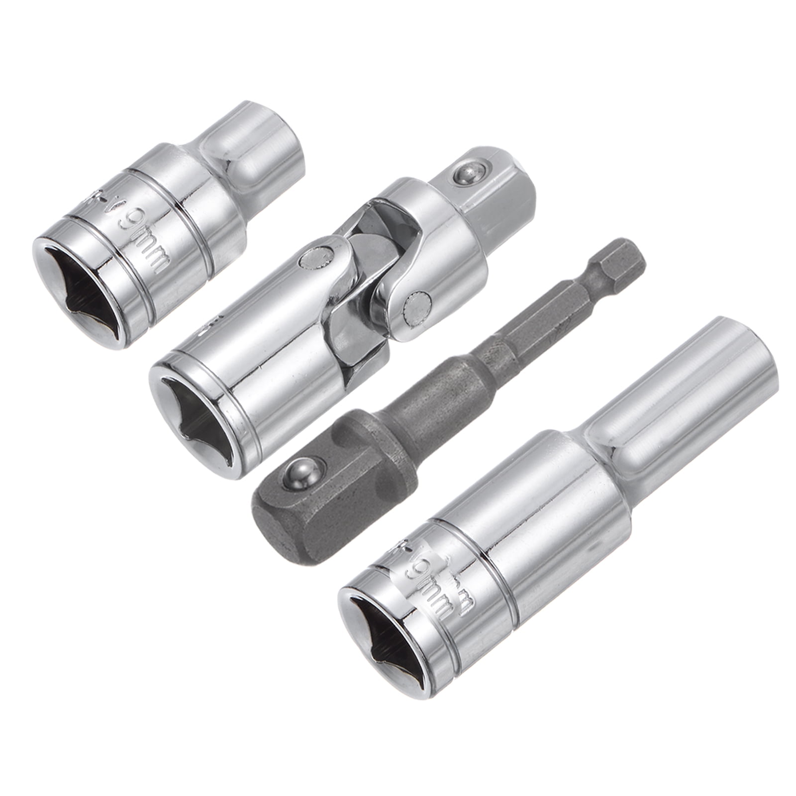 Uxcell Socket Accessory Set, 9mm Shallow and Deep Socket Universal ...