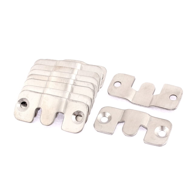 Uxcell Sofa Photo Frame Stainless Steel Interlock Bracket Joint ...