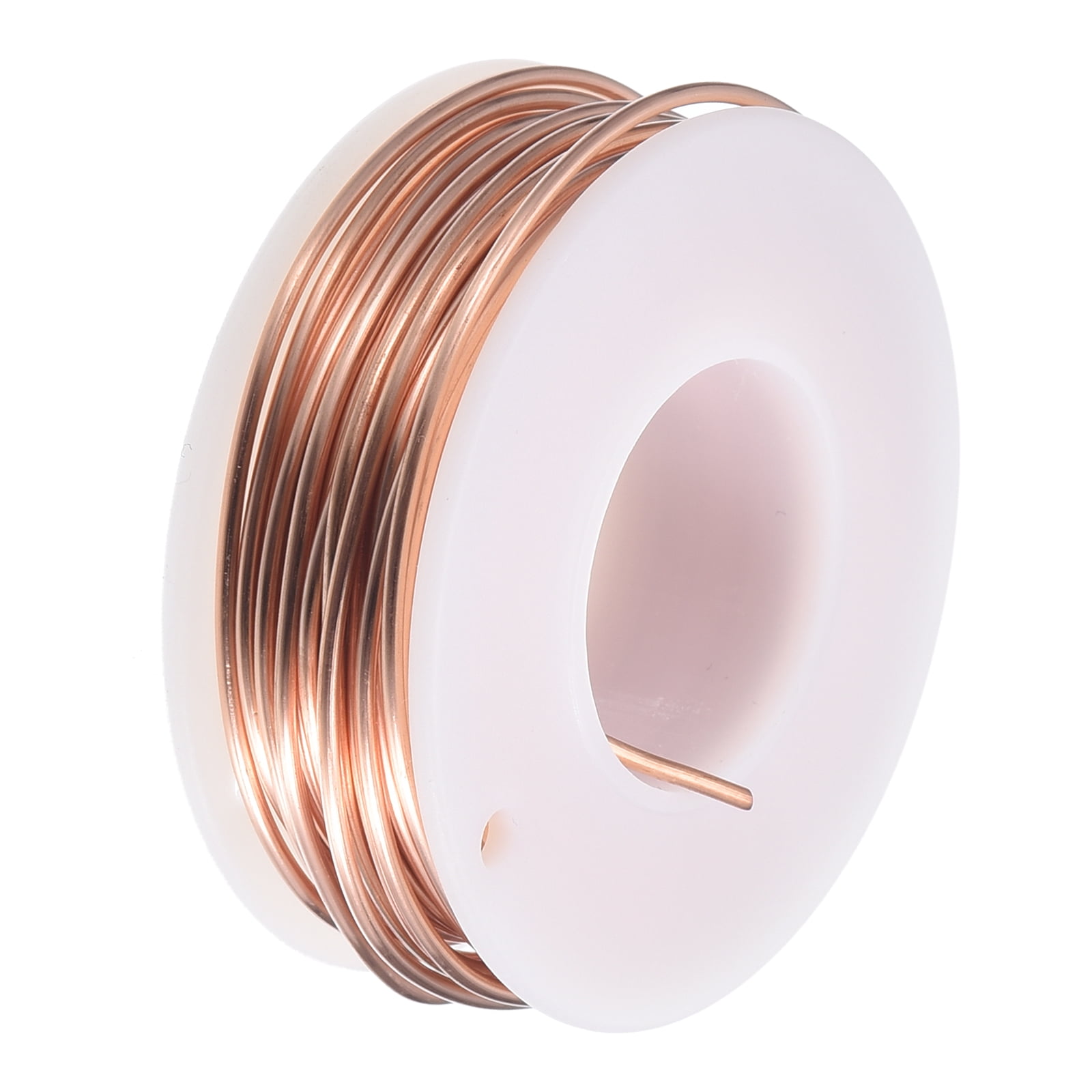 Uxcell Soft Copper Wire (16 Gauge, 32.8 FT), 99.9% Pure Bare Copper ...