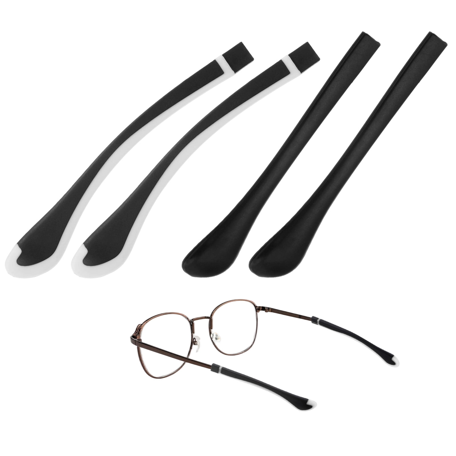 Uxcell Soft Glasses Ear Cushion [2 Pairs] - Silicone Eyeglasses Temple ...