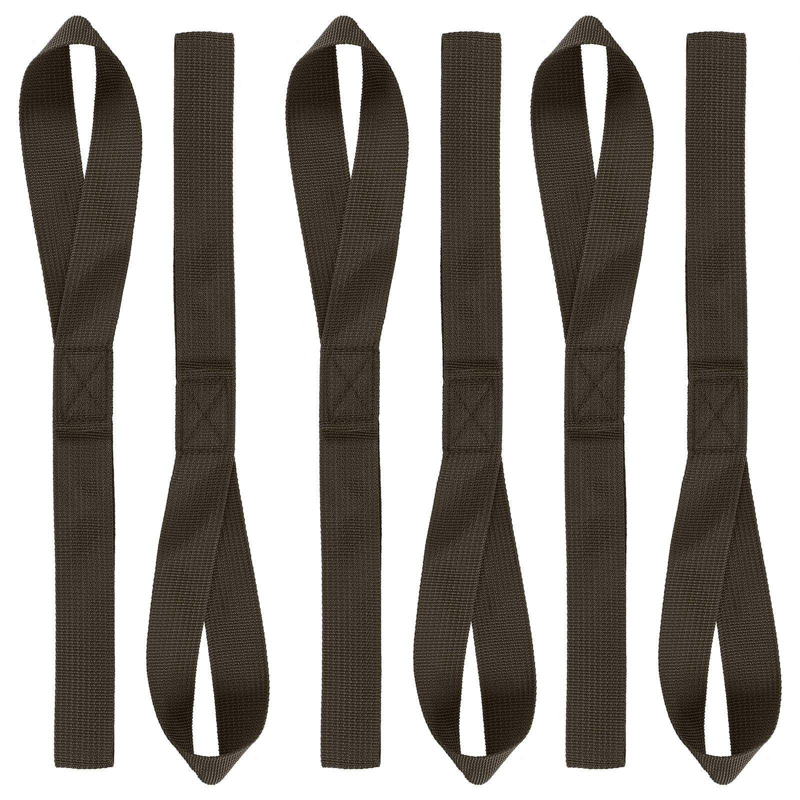 Uxcell Soft Loop Tie Down Straps, Breaking Strength Strap Loops Green ...