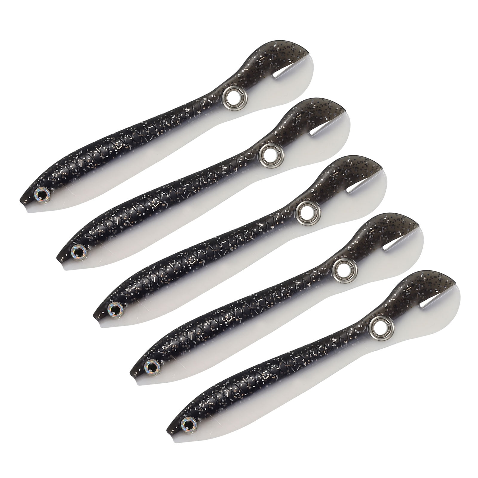 Uxcell Soft Realistic Loach Fishing Lures Swimbait Hopping Mock Bait ...