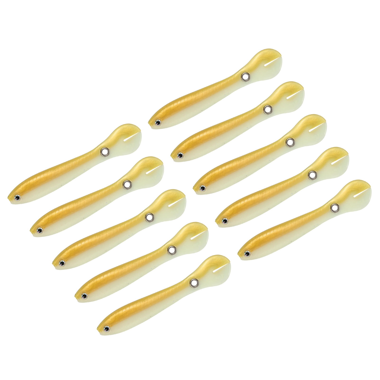 Uxcell Soft Realistic Loach Fishing Lures Swimbait Hopping Mock Bait ...