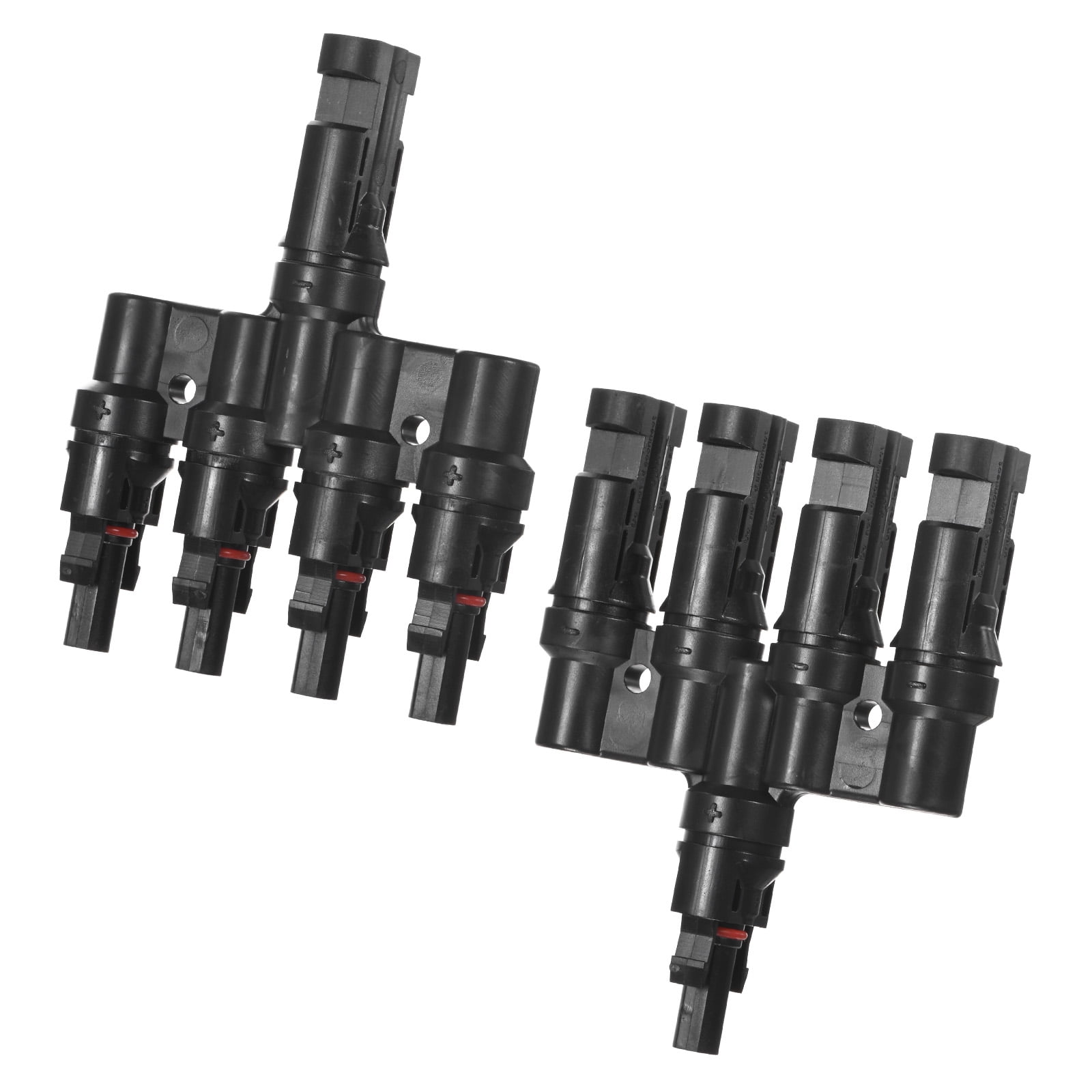 Uxcell Solar Panel Connector T Branch 4 to 1 Parallel Adapter Solar ...