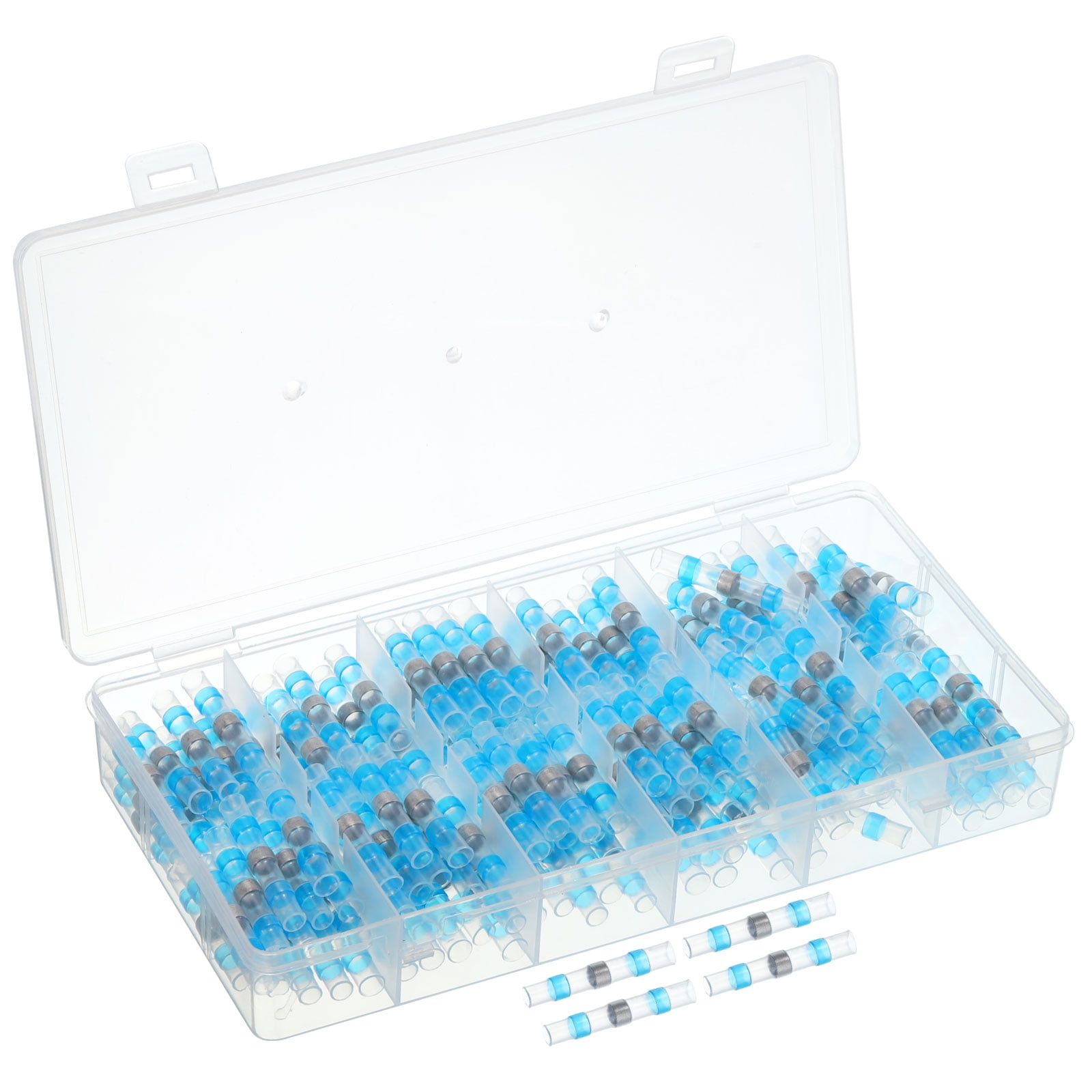 Uxcell Solder Seal Wires Heat Shrink Butt Connectors 200pcs 16-14 AWG ...