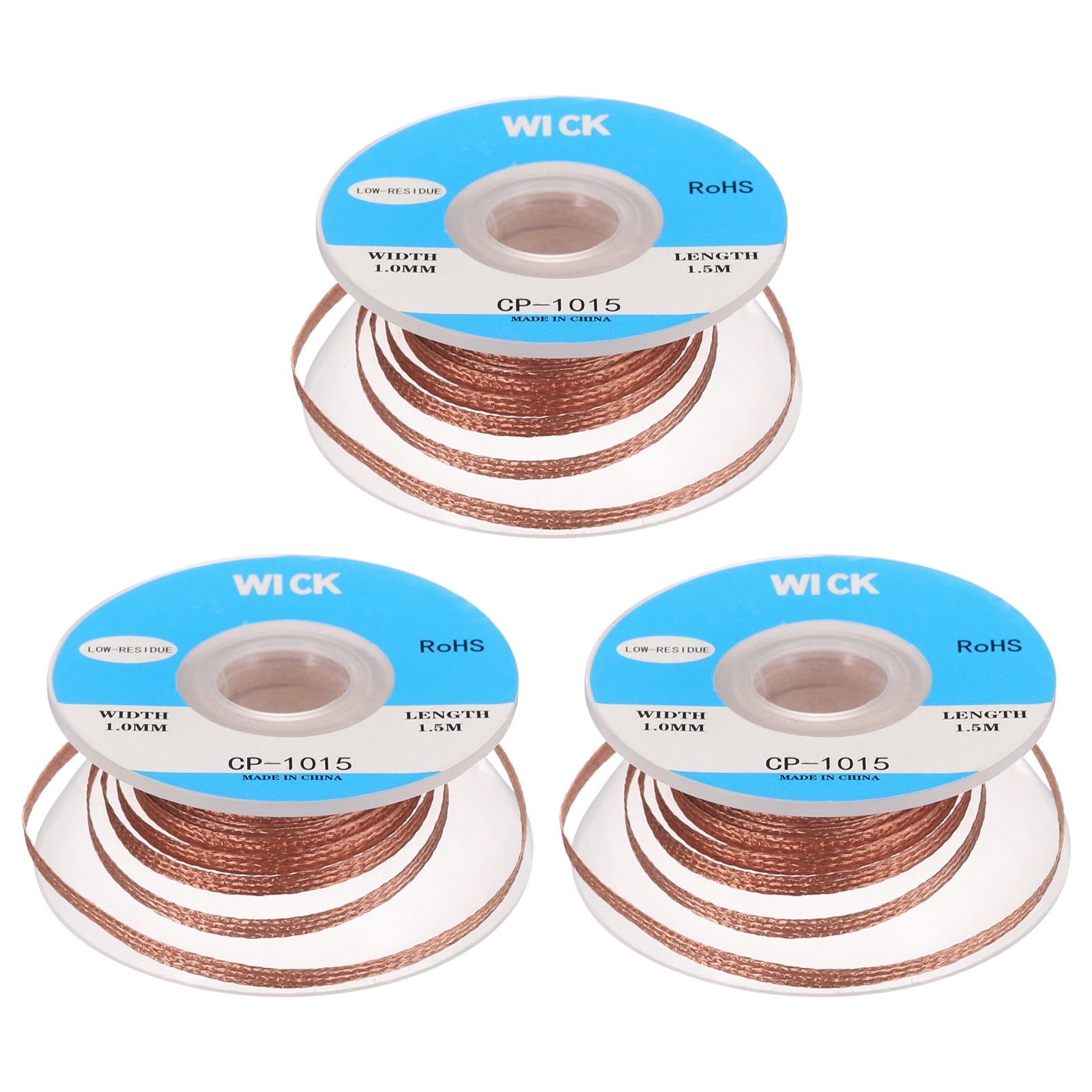 Uxcell Solder Wick Braid No-Clean Desoldering Wick Braid for Remove the ...