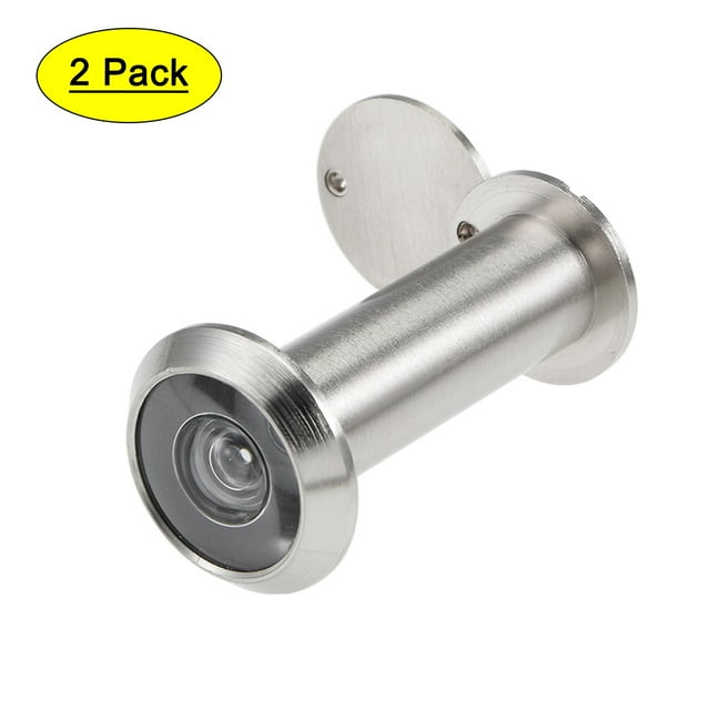 Uxcell Solid Brass 220-degree Door Viewer with Cover for 55mm-107mm ...