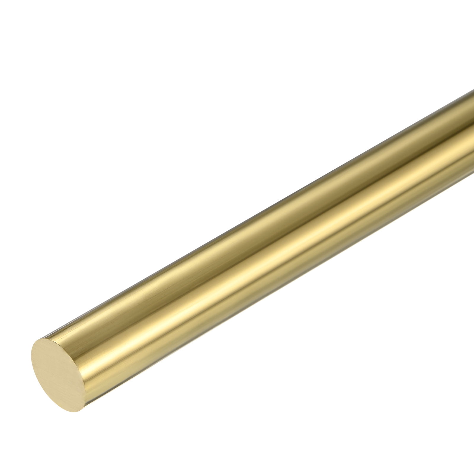 Uxcell Solid Brass Rod, 15x200mm Knife Handle Material H62 Brass Round ...