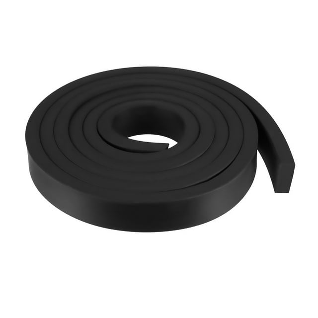 Uxcell Solid Rectangle Rubber Seal Strip 25mm Wide 10mm Thick 2 Meters ...