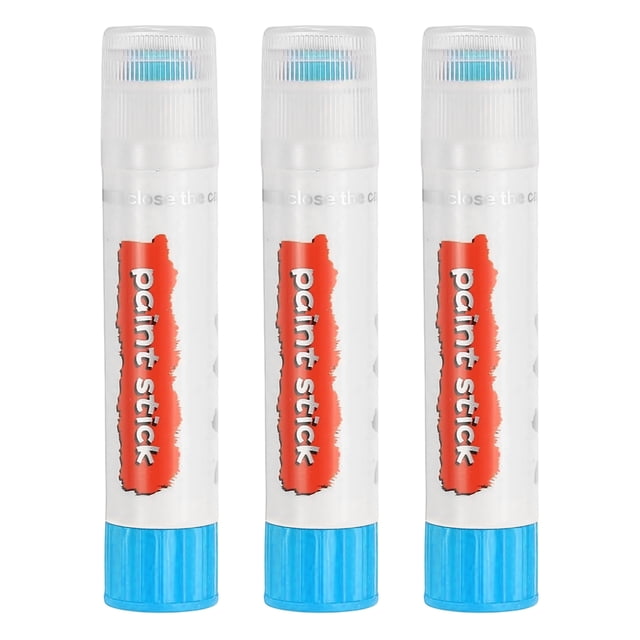 Uxcell Solid Tempera Paints, 3 Pcs Washable Paint Sticks Paint Pens ...