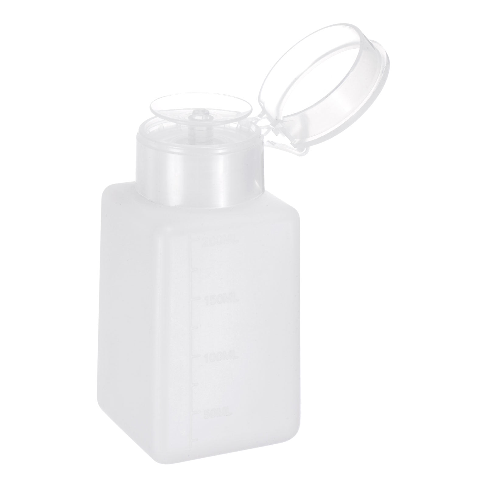 Uxcell Solvent Alcohol Dispenser 200ml(6.8oz) Press Type Plastic Lid ...