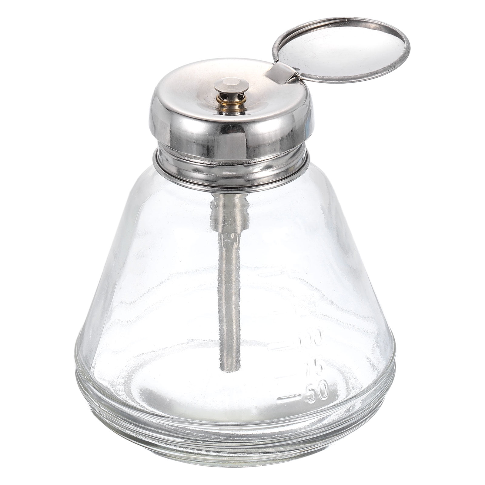 Uxcell Solvent Alcohol Dispensers 180ml Conical Push Down Liquid Bottle Sprinkler Copper Tube ...