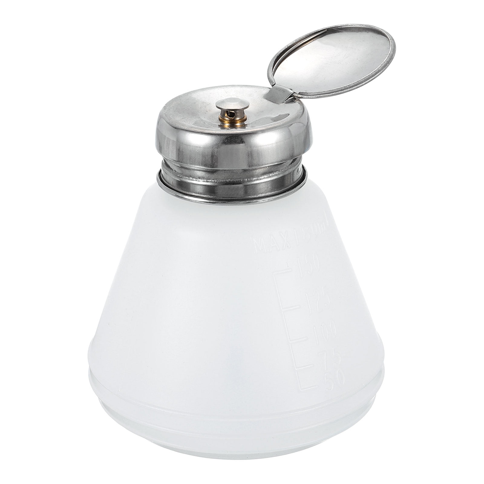 Uxcell Solvent Alcohol Dispensers 180ml Conical Push Down Liquid Bottle ...