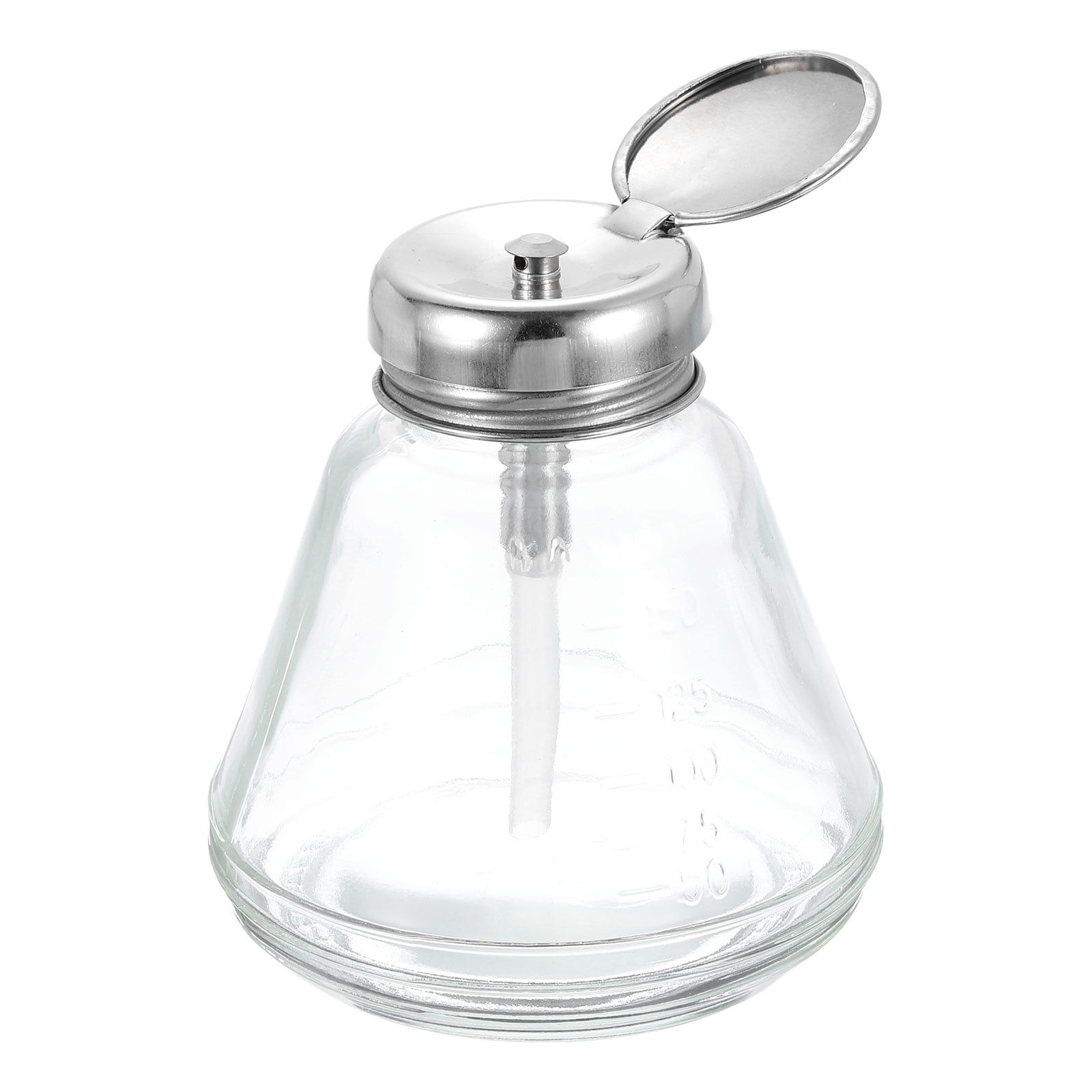 Uxcell Solvent Alcohol Dispensers 180ml Conical Push Down Liquid Bottle ...