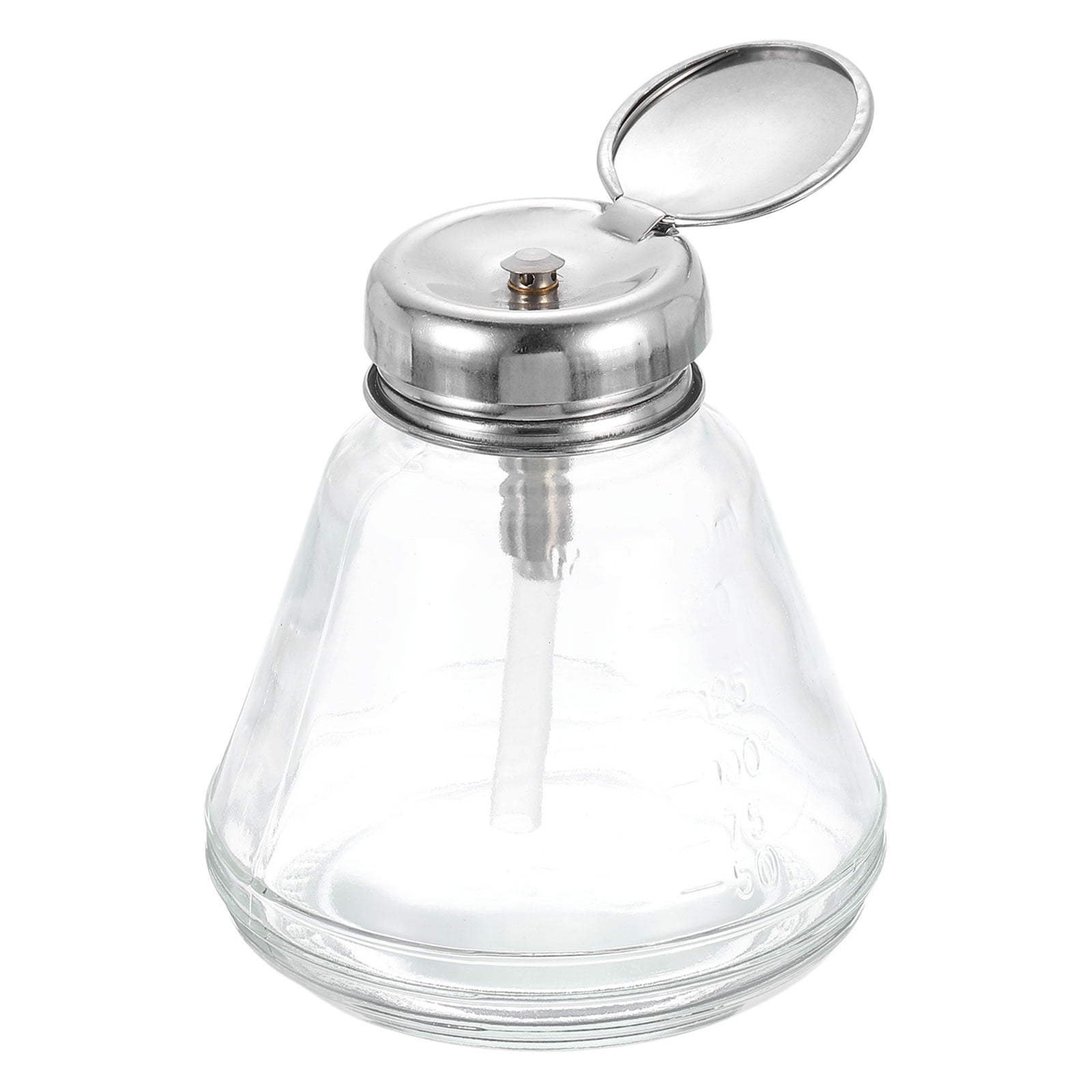 Uxcell Solvent Alcohol Dispensers 180ml Conical Push Down Liquid Bottle ...
