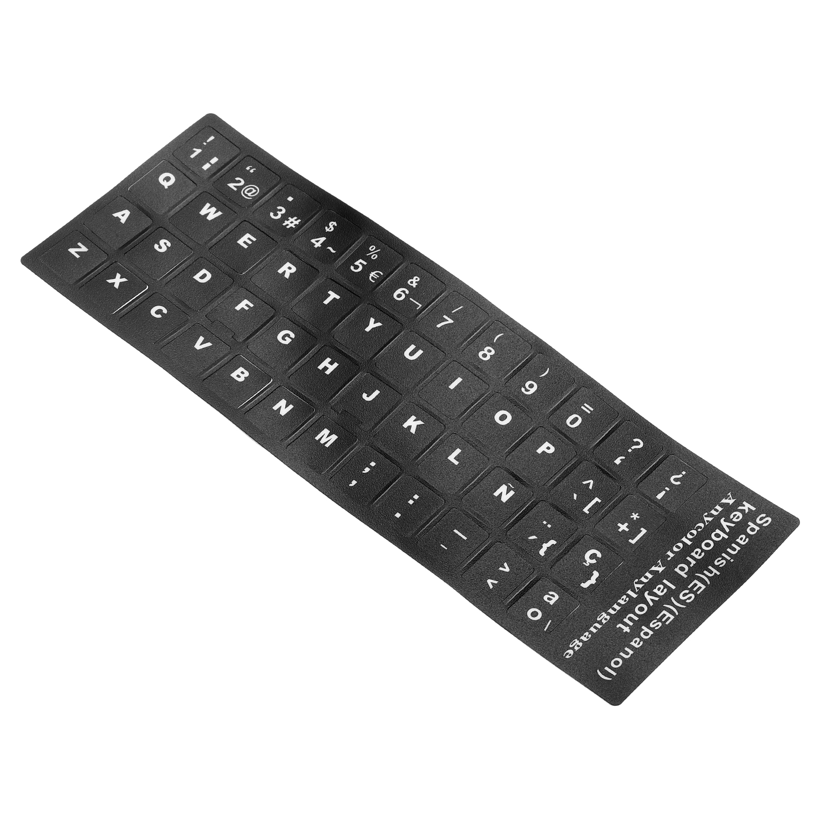 Uxcell Spanish Keyboard Layout Stickers Computer Replacement Cover ...