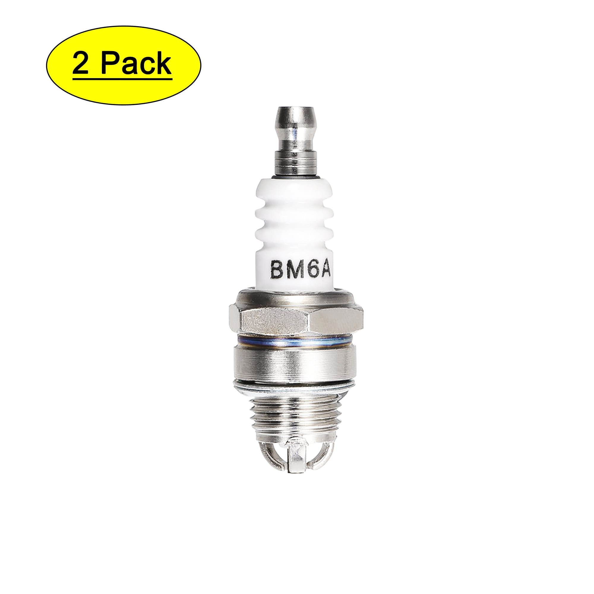 Uxcell Spark Plug 3 Electrode for M7 L7T CJ8 1560 Spark Plug ...
