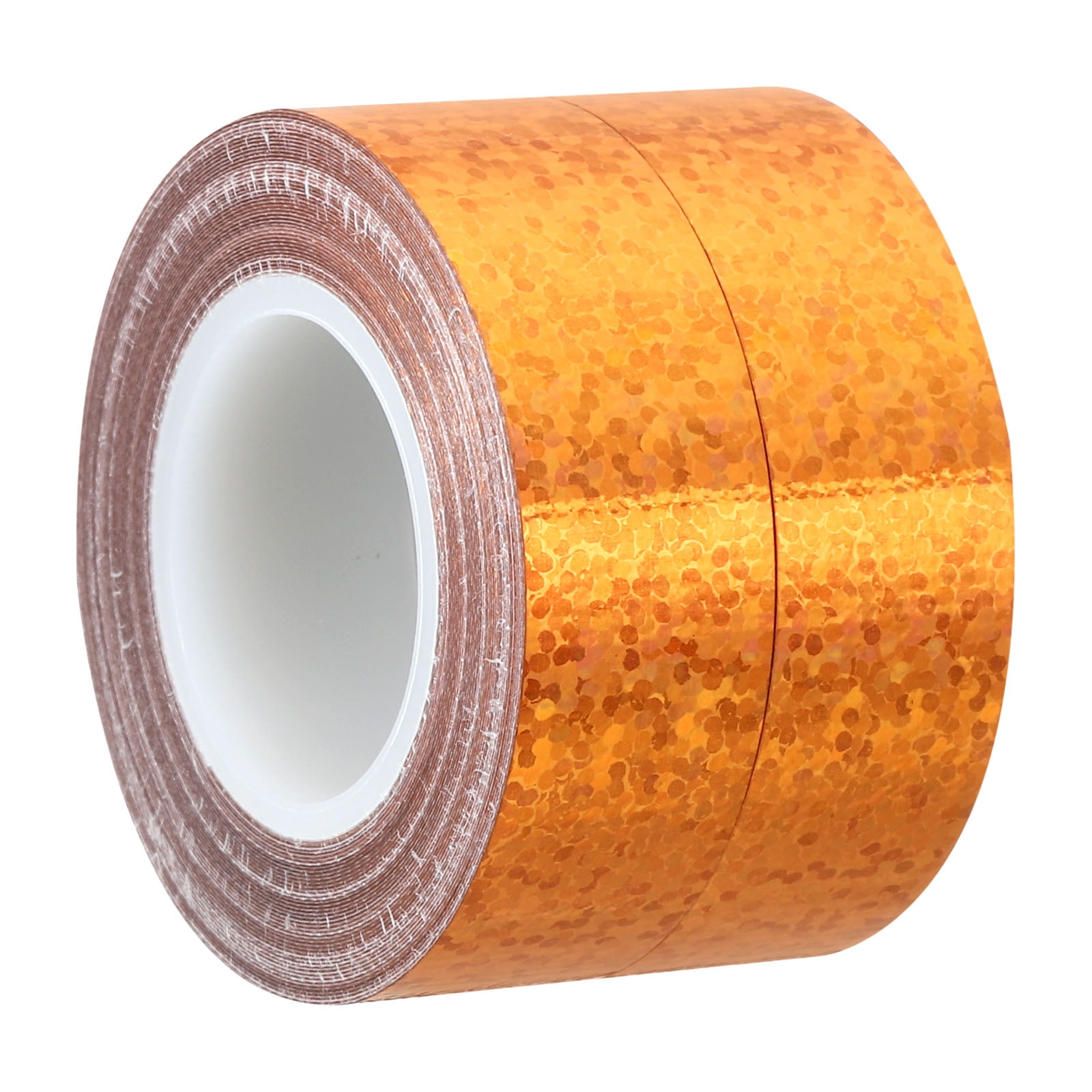 Uxcell Sparkle Glitter Tape 15mm x 5m, 2 Pack Art Prism Tapes Self ...