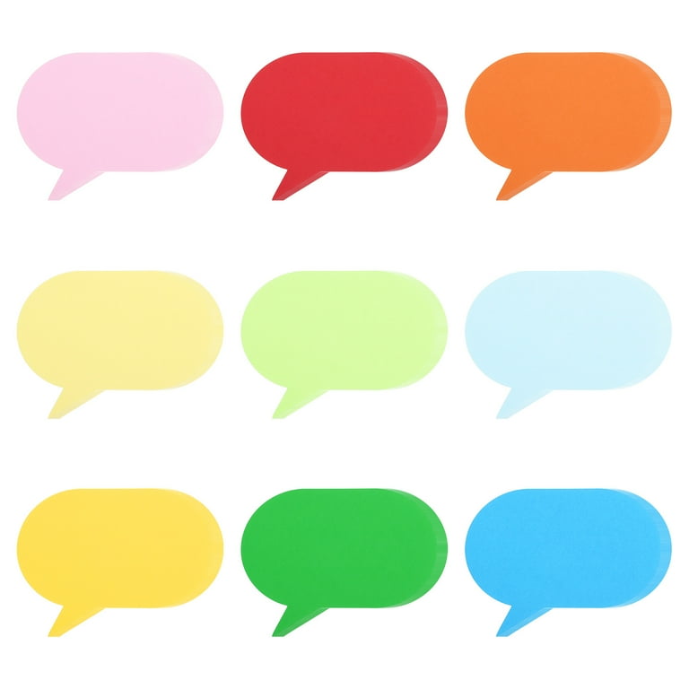 speech bubble color background