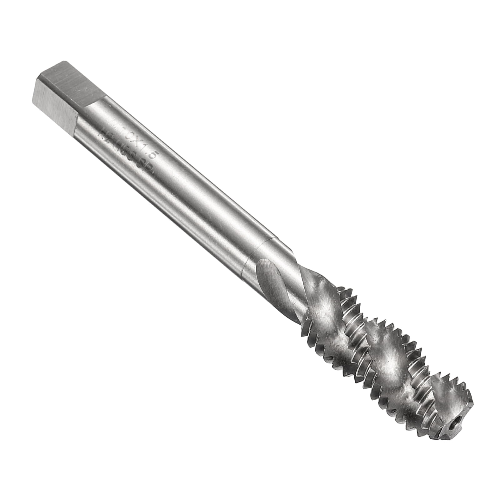Uxcell Spiral Flute Thread Tap M10 x 1.5 Metric Machine Taps HSS6542 ...