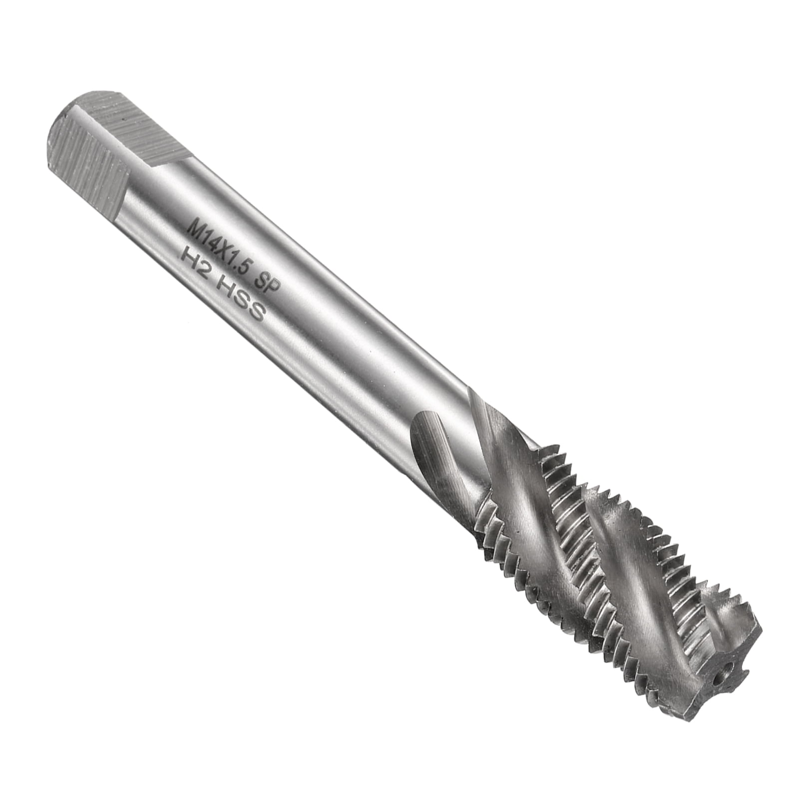 Uxcell Spiral Flute Thread Tap M14 x 1.5 Metric Machine Taps HSS6542 Uncoated - Walmart.com