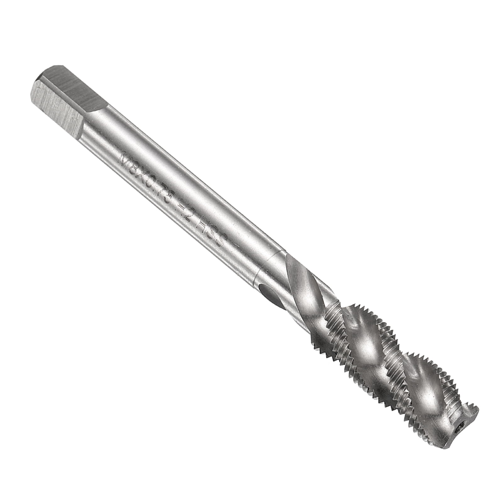 Uxcell Spiral Flute Thread Tap M8 x 0.75 Metric Machine Taps HSS6542 Uncoated - Walmart.com