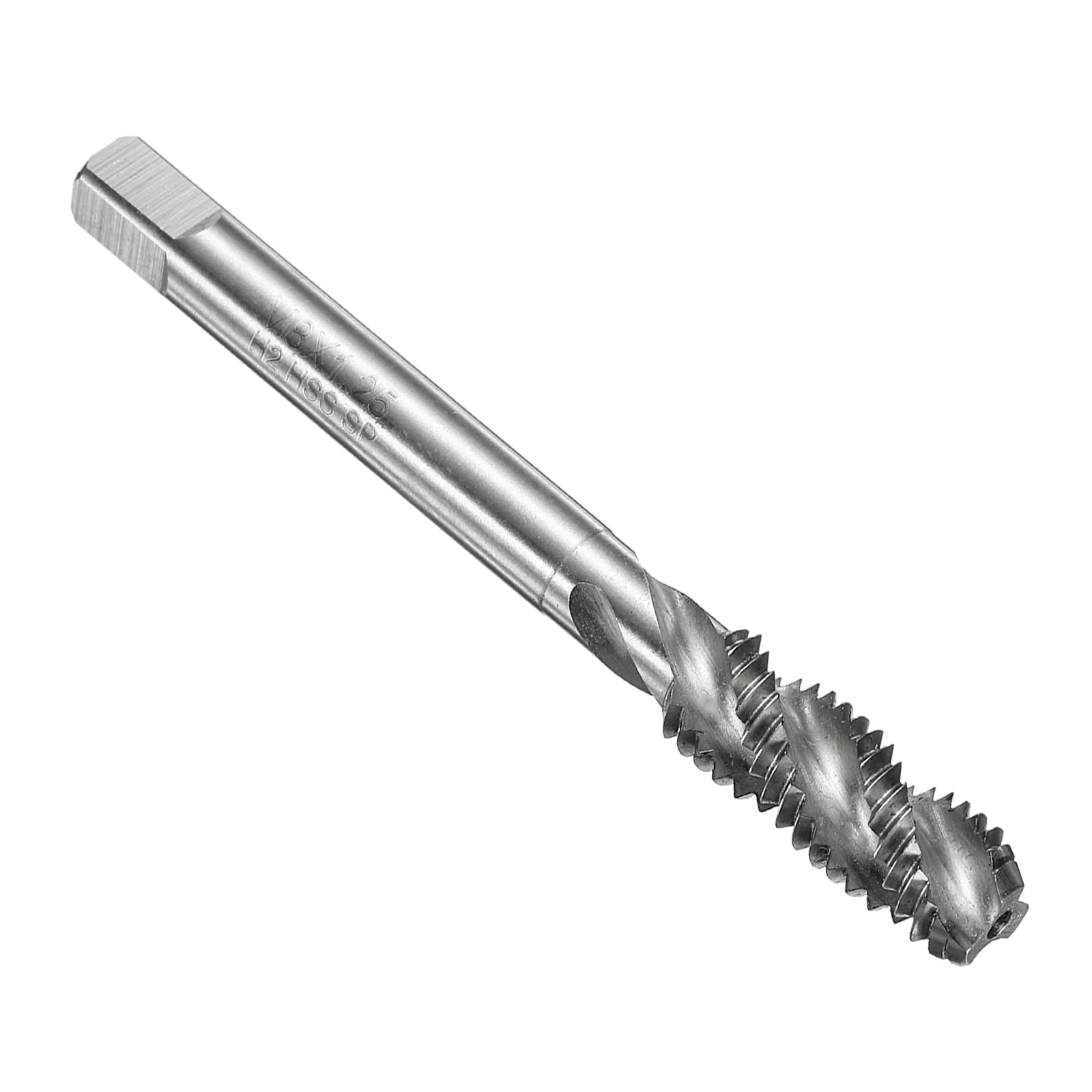 Uxcell Spiral Flute Thread Tap M8 x 1.25 Metric Machine Taps HSS6542 Uncoated - Walmart.com