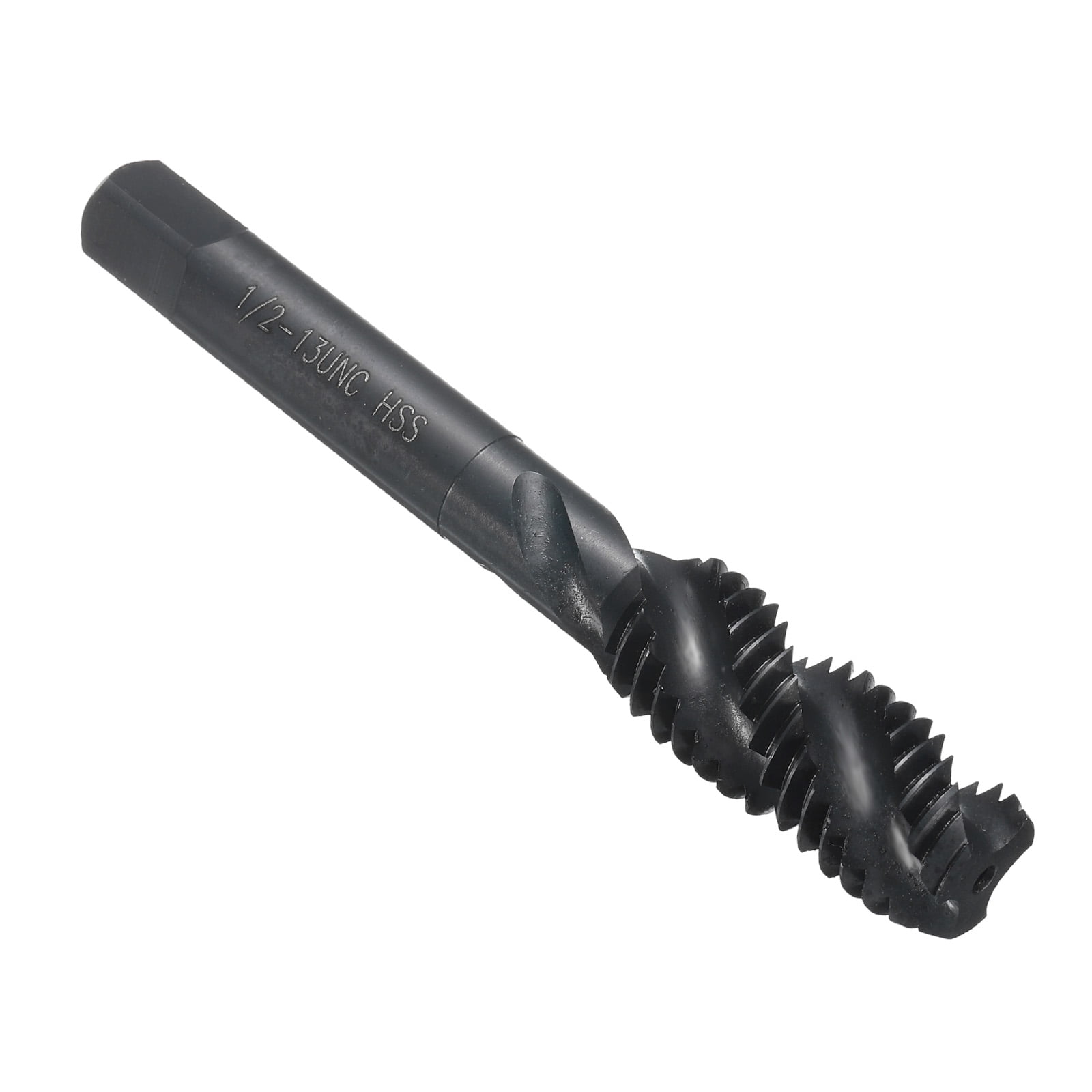 Uxcell Spiral Flute Thread Taps 1/2-13 UNC H2 Machine Threading Tap Bit, Nitrided Coated Screw ...