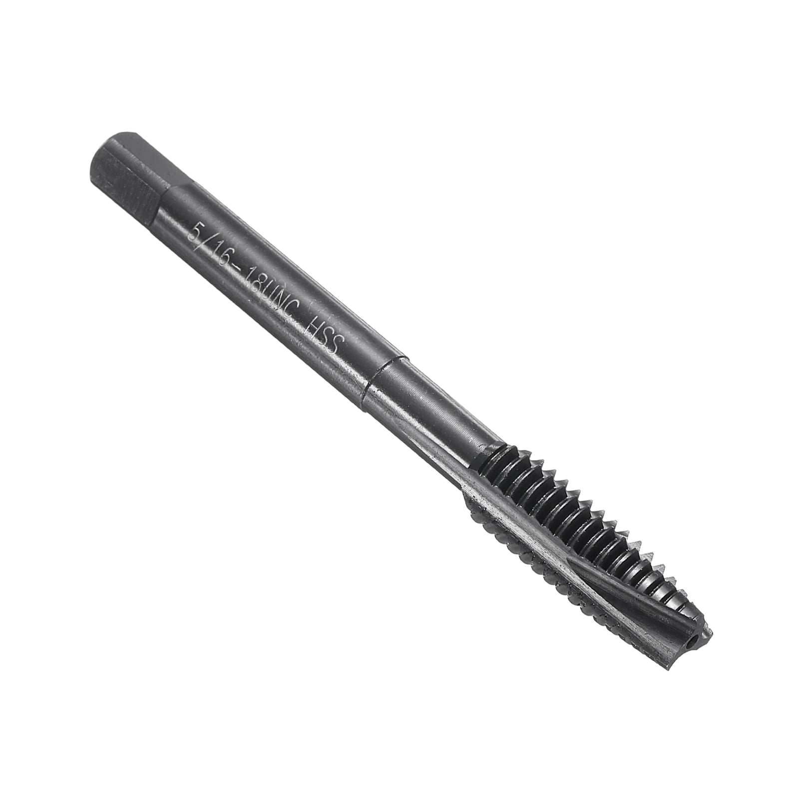 Uxcell Spiral Point Tap 5/16-18 UNC 2B Nitride Coated M2 HSS Machine ...