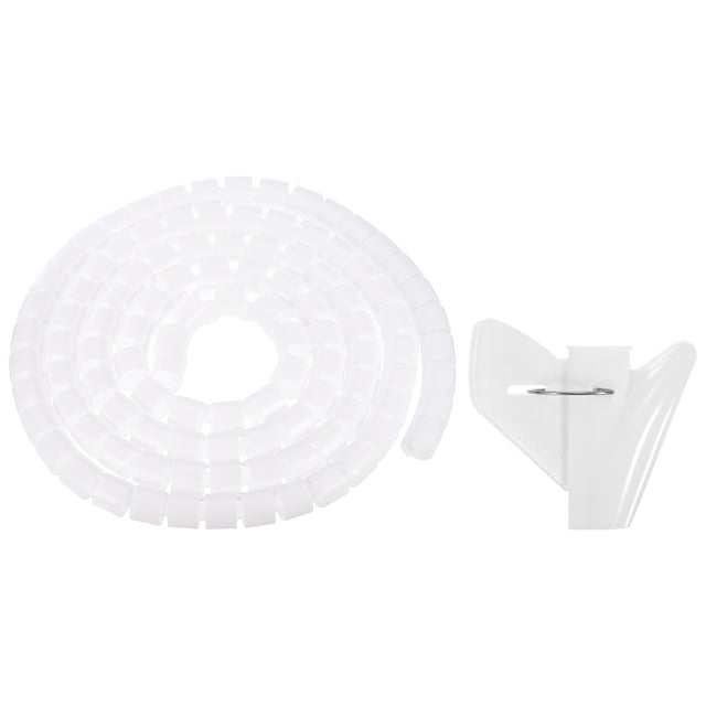 Uxcell Spiral Tube Wrap Cable Kit Management Sleeve 3Meter 42mm PE Wire ...