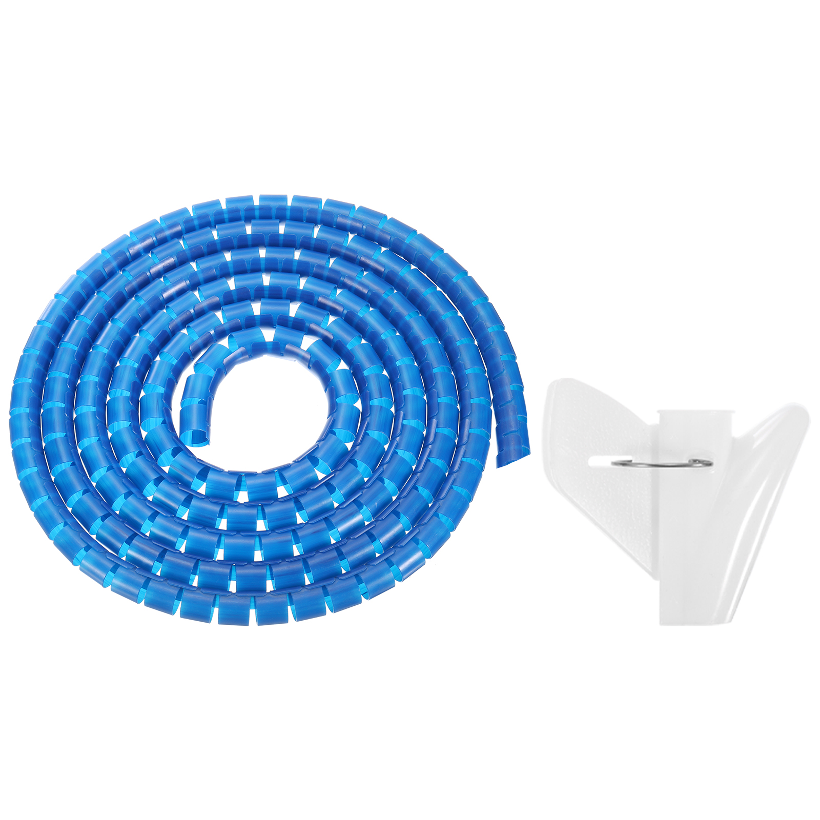 Uxcell Spiral Tube Wrap Cable Kit Management Sleeve 5M 28mm PE Wire ...