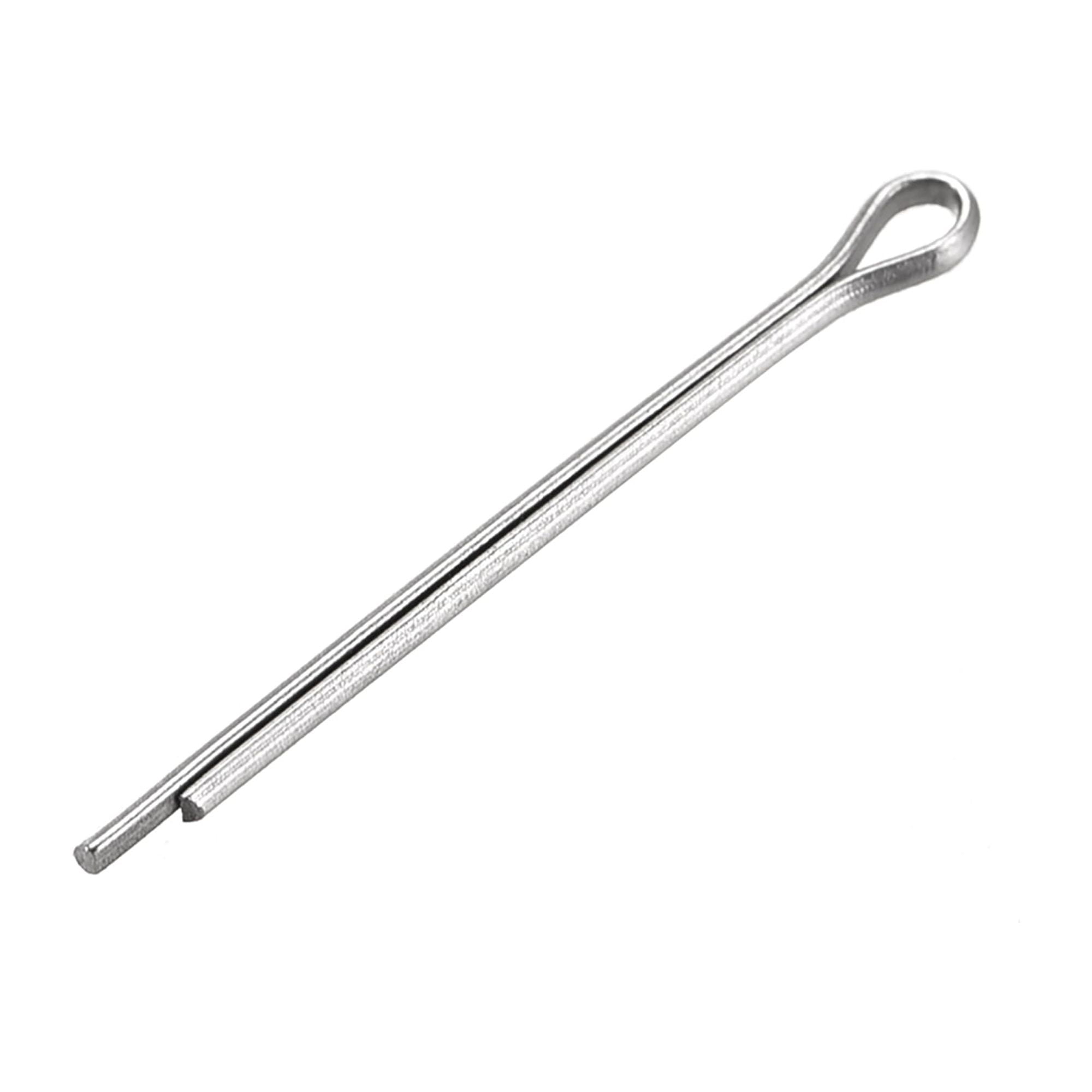 Uxcell Split Cotter Pin -1mm x 16mm 304 Stainless Steel 2-Prongs Silver ...