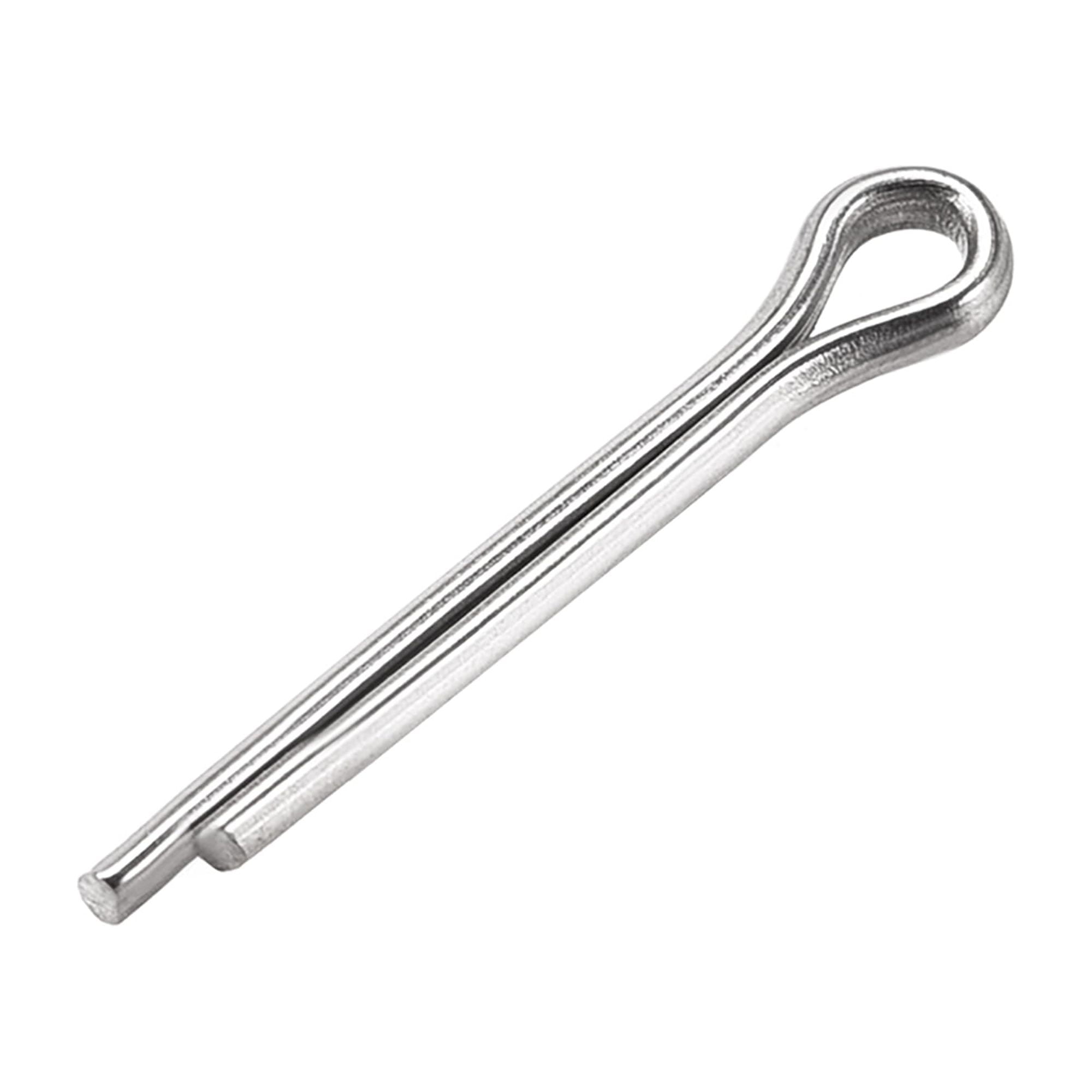 Uxcell Split Cotter Pin -2mm x 14mm 304 Stainless Steel 2-Prongs Silver ...