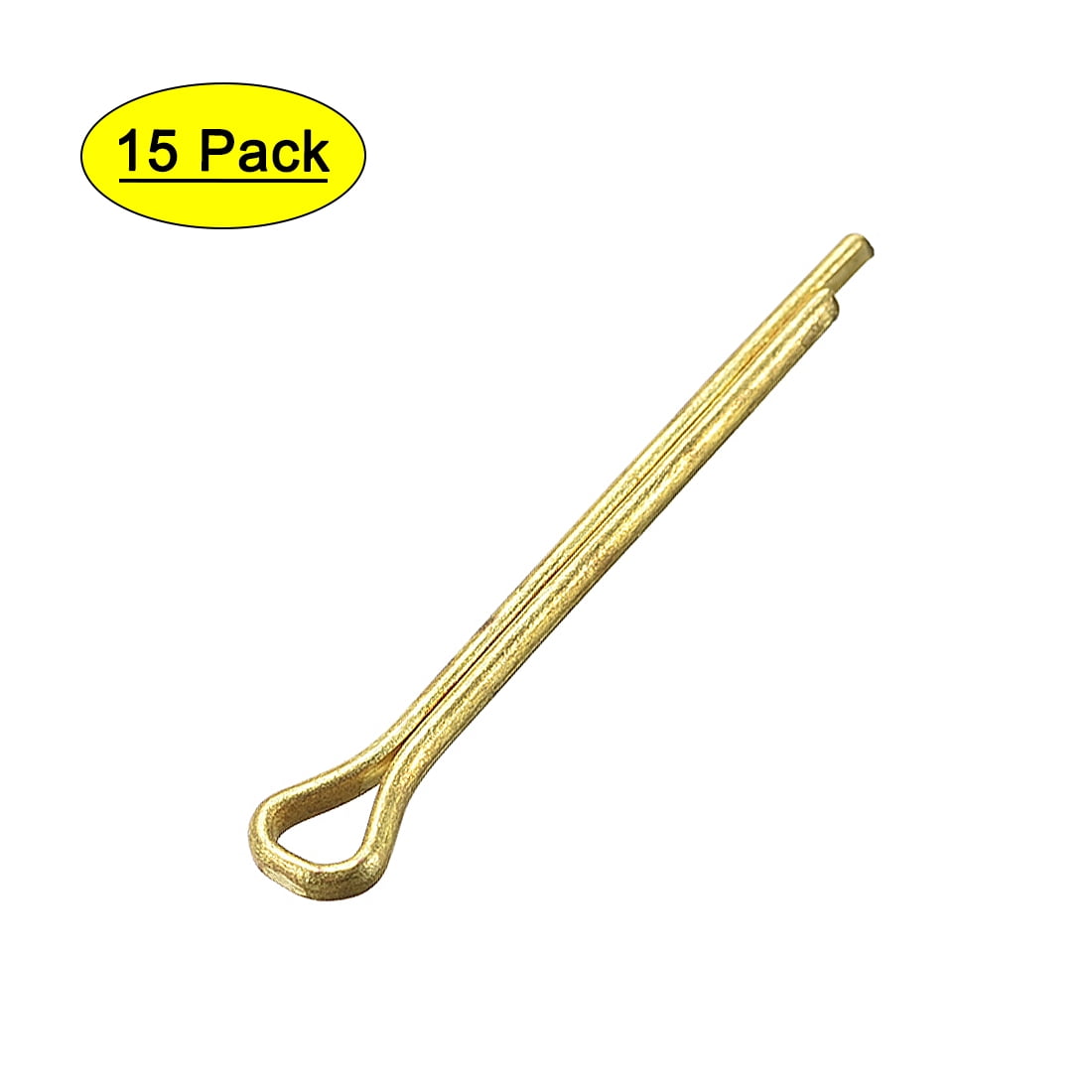 Uxcell Split Cotter Pin - 2mm x 20mm (5/64 inch x 25/32 inch) Solid ...