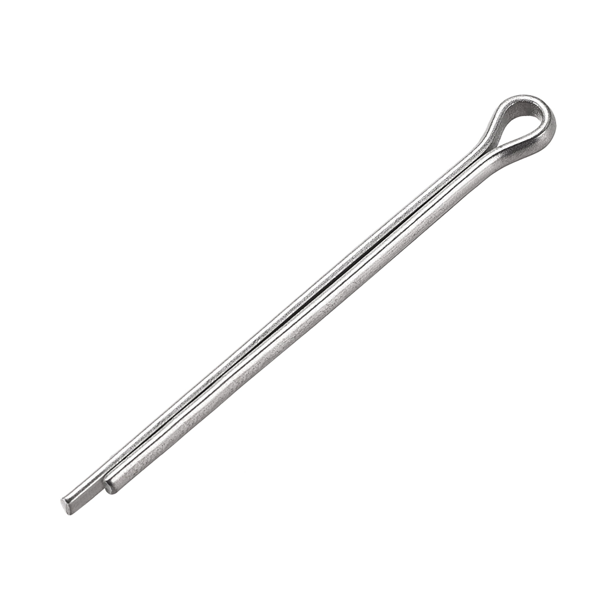 Uxcell Split Cotter Pin -3mm x 45mm 304 Stainless Steel 2-Prongs Silver ...