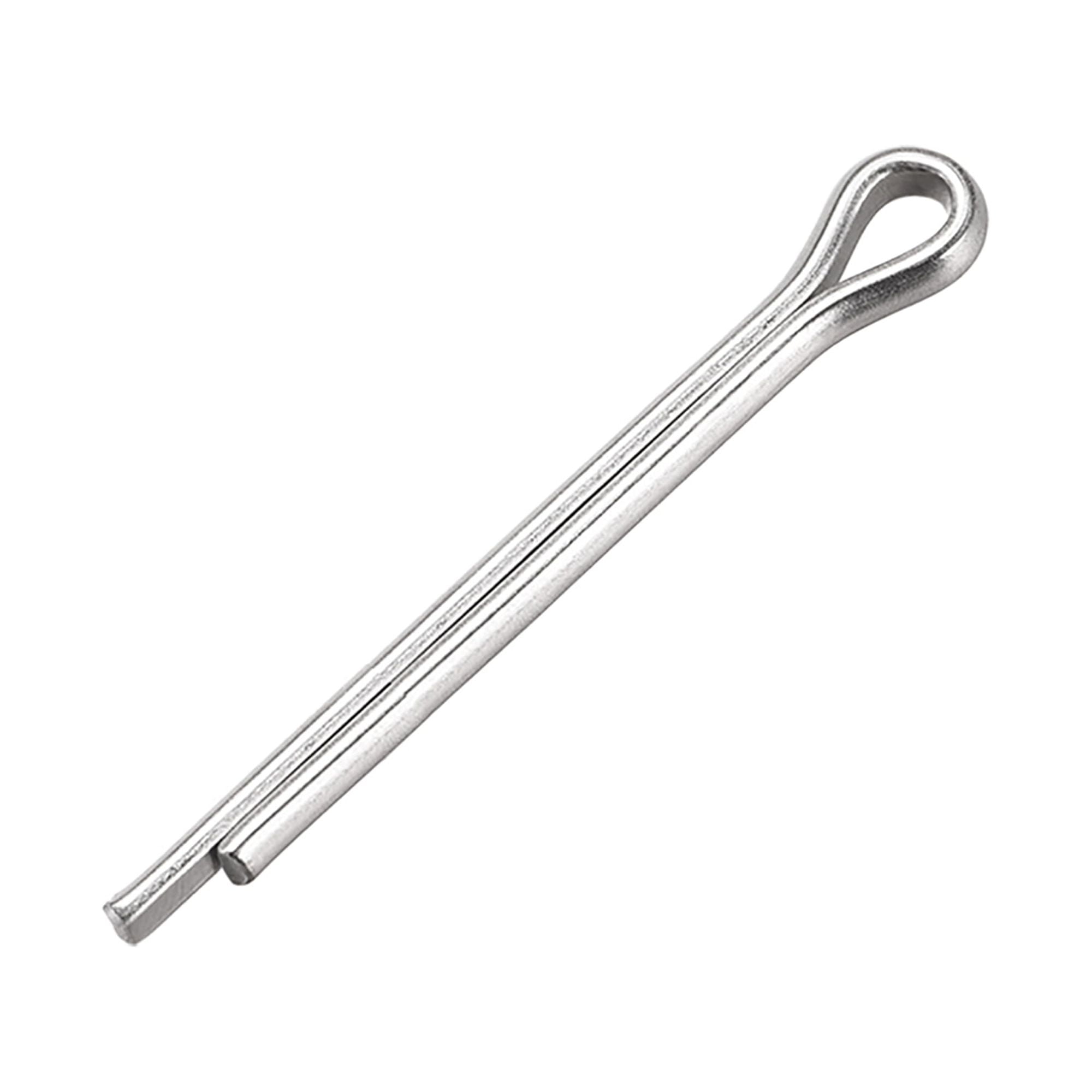 Uxcell Split Cotter Pin -4mm x 35mm 304 Stainless Steel 2-Prongs Silver ...