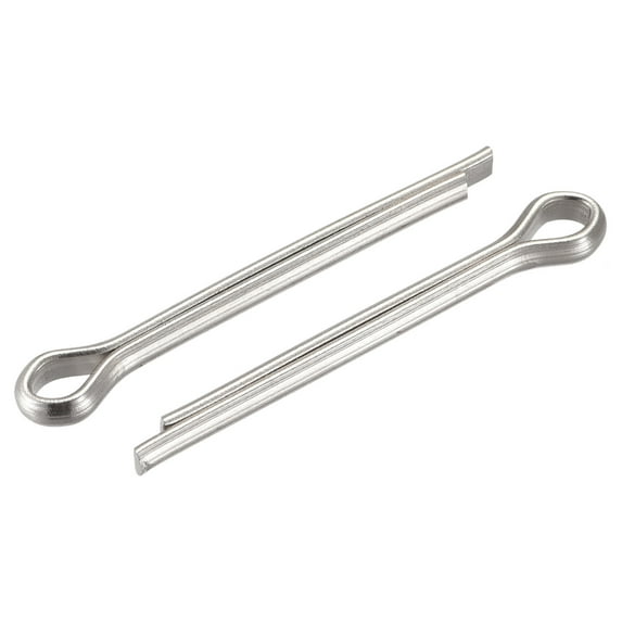 Uxcell Split Cotter Pin, 4mm x 45mm Stainless Steel Clip Fastener ...