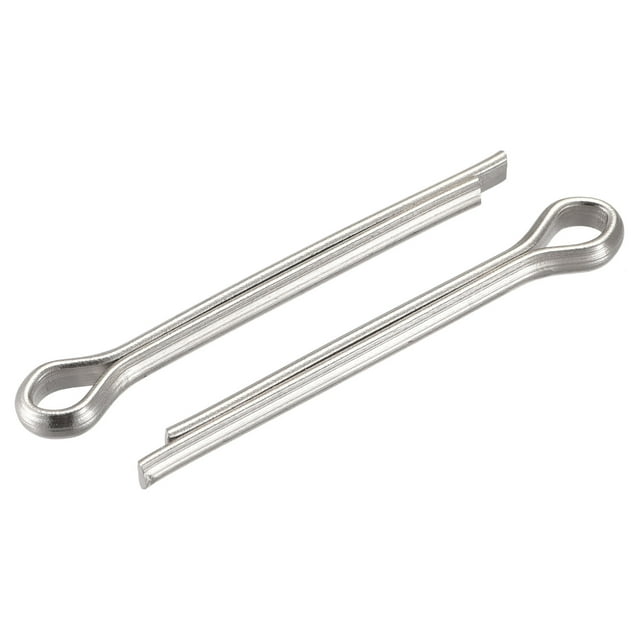 Uxcell Split Cotter Pin, 4mm x 45mm Stainless Steel Clip Fastener ...