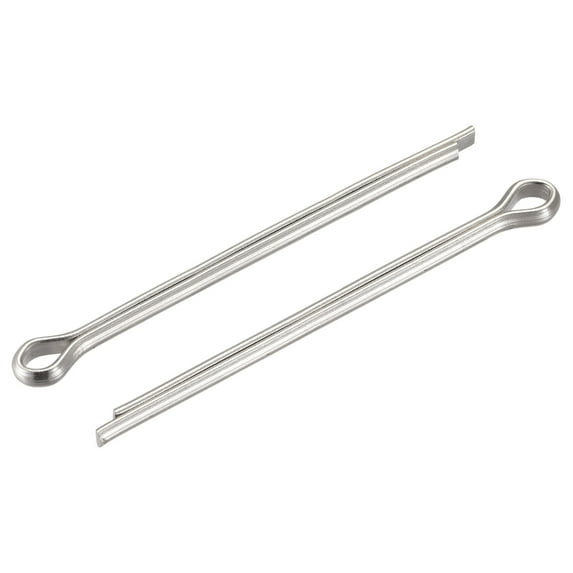 Uxcell Split Cotter Pin, 4mm x 80mm Stainless Steel Clip Fastener ...