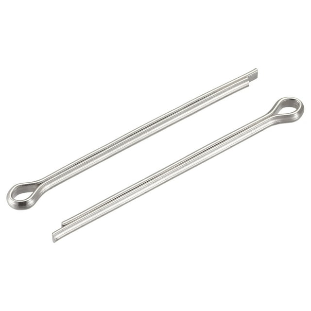 Uxcell Split Cotter Pin, 4mm x 80mm Stainless Steel Clip Fastener ...